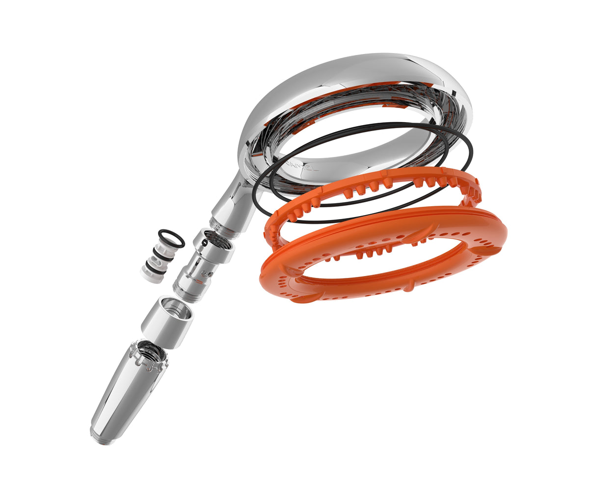 Ecocamel | Orbit Soft Water Shower Head | Stop Hard Water Showers